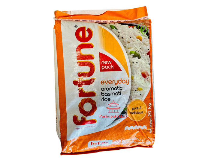 Fortune Everyday Aromatic Basmati Rice 20kg – Pashupati Mart